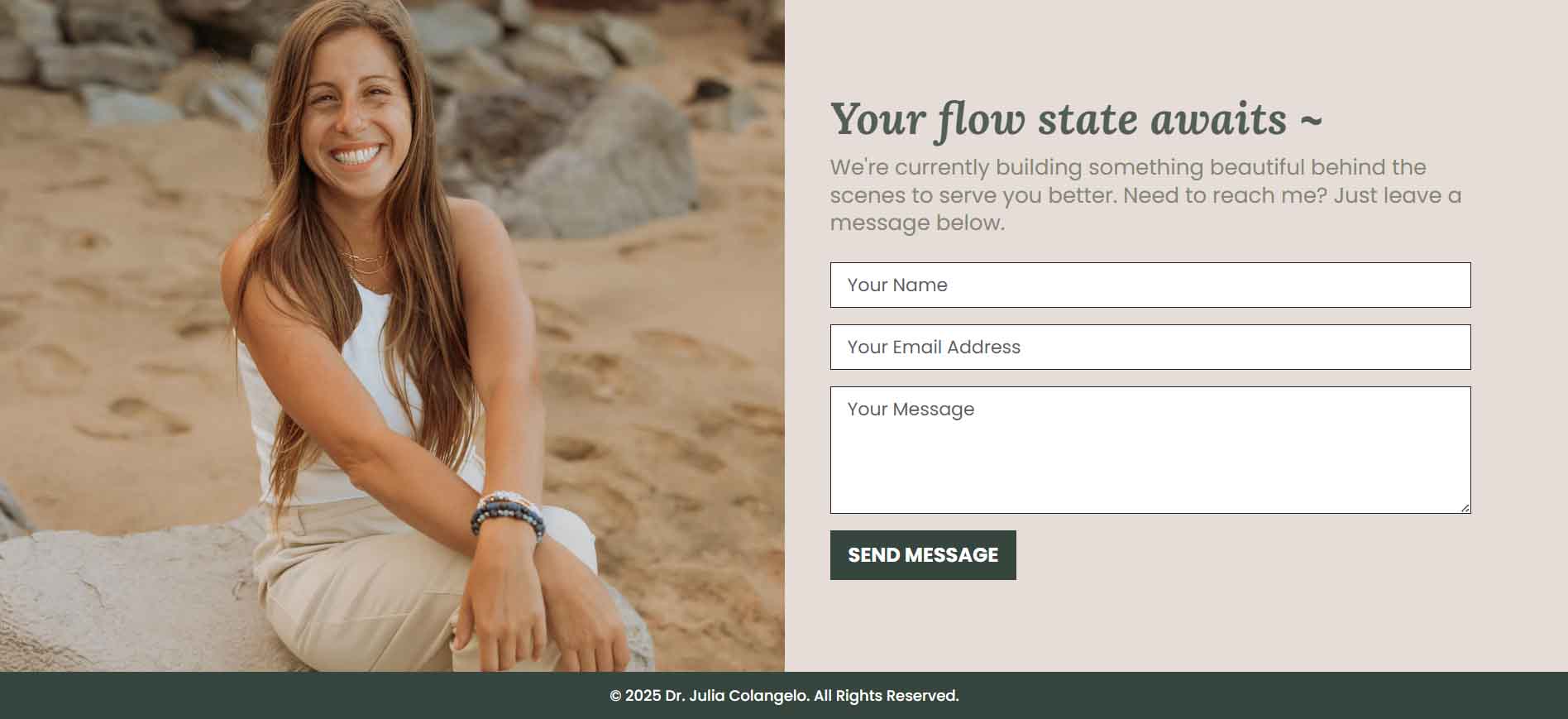 Your flow state awaits ~ | Dr. Julia Colangelo